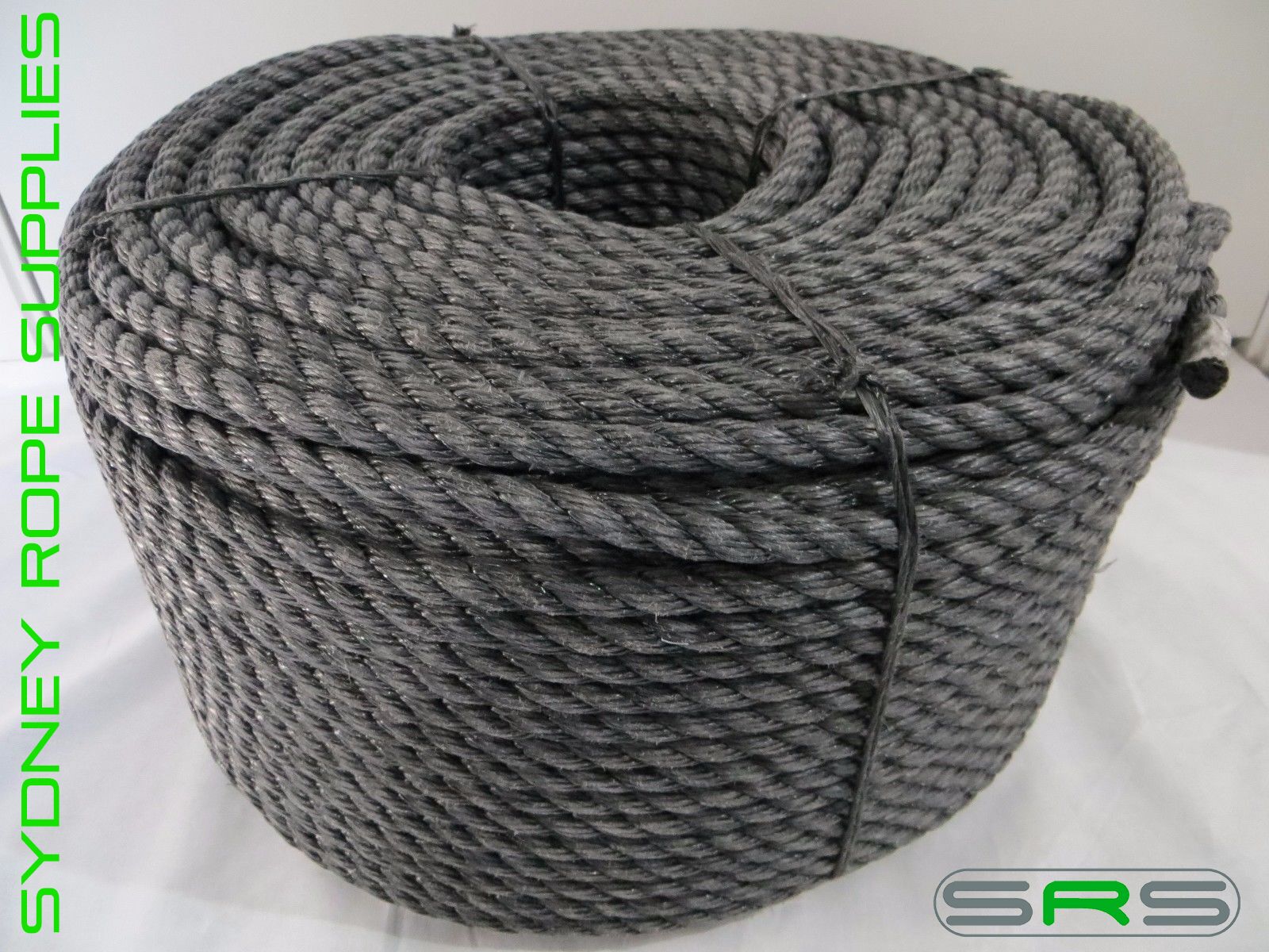 24MM X 110 BLACK POLYPROPYLENE ROPE – Sydney Rope Supplies